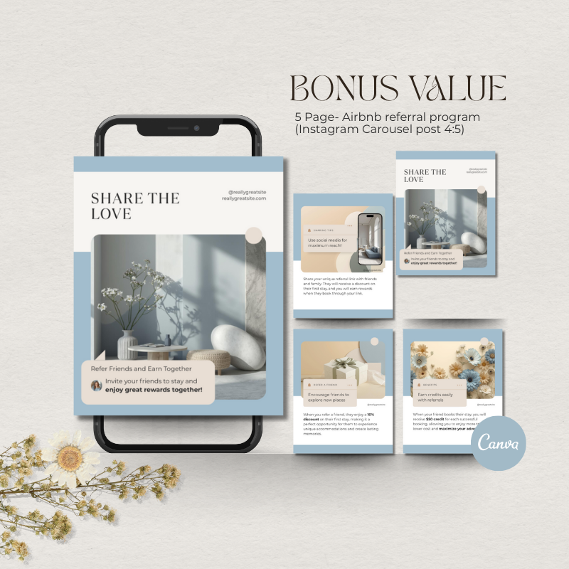 Airbnb Welcome Book Canva Template 21 Pages, Canva Editable, VRBO Host ...